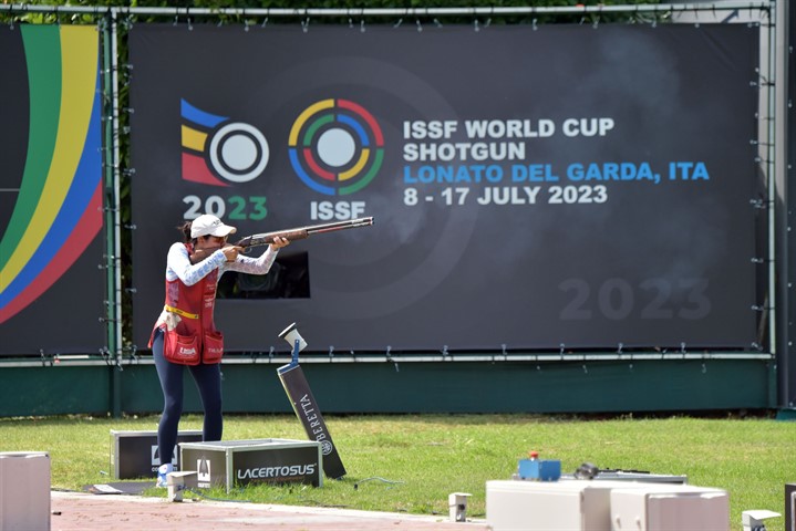 Vizzi and Simonton Secure Lonato Shotgun World Cup Medals | USA Shooting